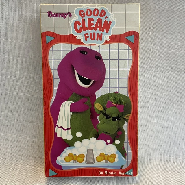 BARNEY & FRIENDS Good Clean Fun VHS Video Tape VTG Sing Along Songs $12 ...