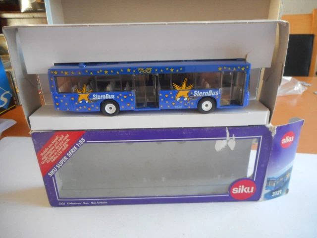 SIKU SUPER SERIE 3121 Linienbus Stadtbus Sternbus 1:55 + Box EUR 17,93 ...