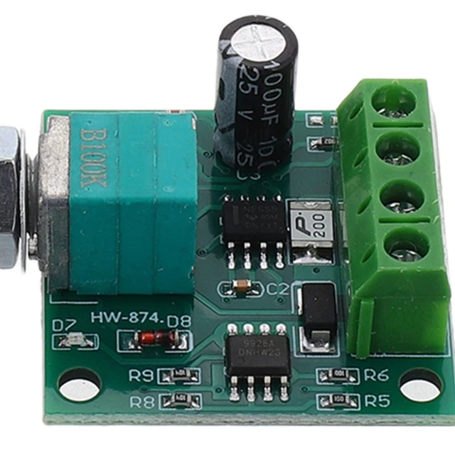 5 PCS ADJUSTABLE PWM Motor Speed Controller Switch for DC Motor Voltage ...