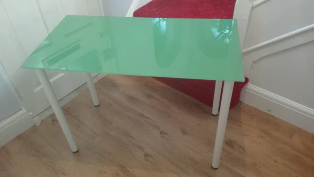 IKEA GREEN GLASS-TOP Table - VIKA GLASHOLM - 20799 £17.00 - PicClick UK