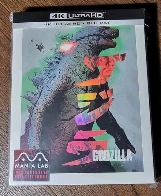 MANTA LAB GODZILLA Wea 4K Ultra Hd Bluray Steelbook Full Slip Mantalab ...