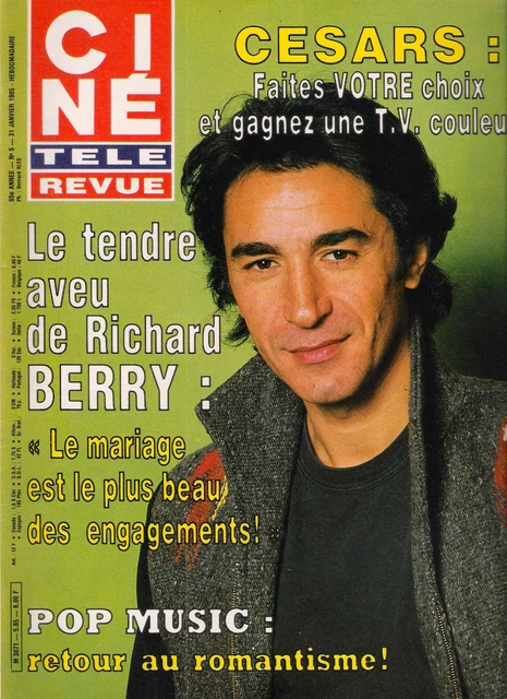 CINÉ TÉLÉ REVUE n° 5 (1985) - Richard Berry EUR 5,00 - PicClick FR