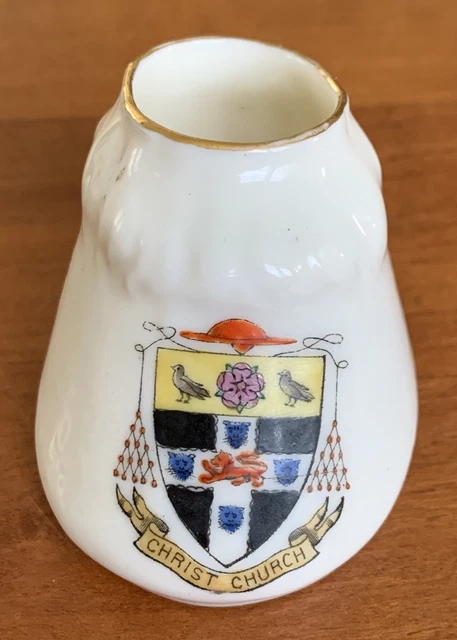 THE FOLEY CHINA Ivory Crested Ware Christ Church Oxford University for ...