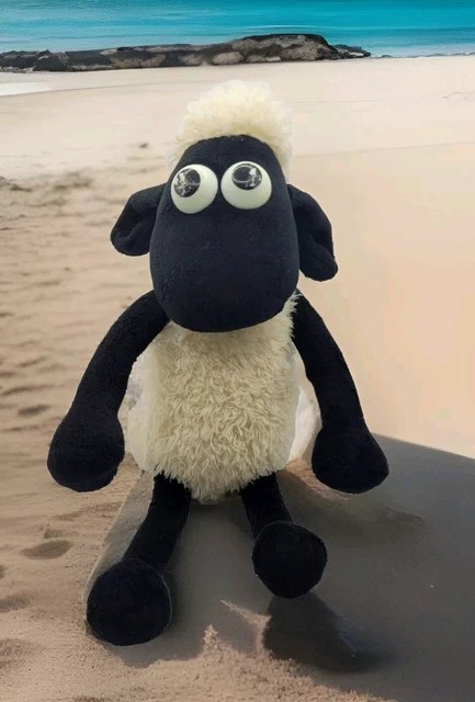 SHAUN THE SHEEP 2008 Wallace & Gromit Aardman 16"Plush Cuddly Soft Toy ...
