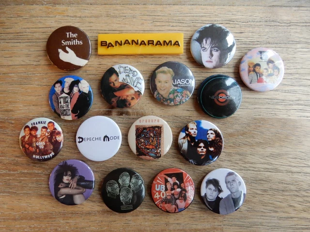 80'S 80ER PINS BUTTONS 16 x KONVOLUT NEW ORDER ERASURE KRAFTWERK FGTH DEPECHE 8 EUR 20,99 ...