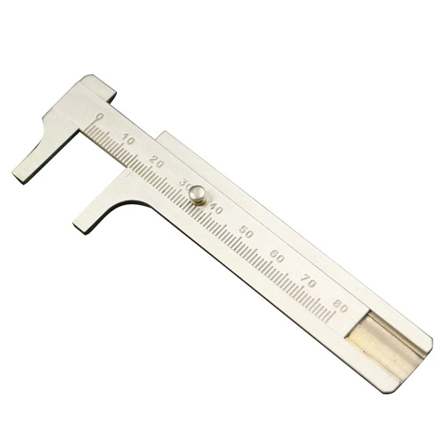 ANTIQUE BRASS CALIPER Mini Sliding Gauge Measuring Tool £5.49 - PicClick UK