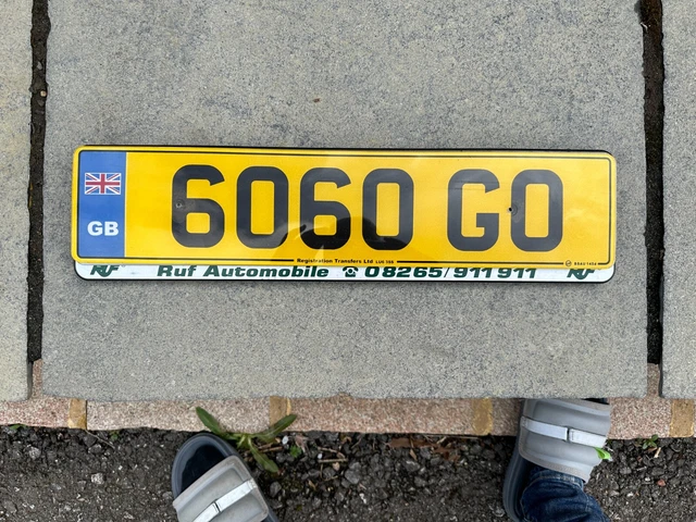 PERSONALISED PRIVATE CHERISHED Number Plate 6060GO *GOGOGO* £15,000.00 ...