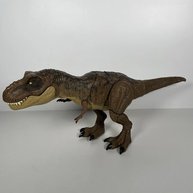 JURASSIC WORLD LARGE Stomping Tyrannosaurus Rex Dino Escape Mattel T ...