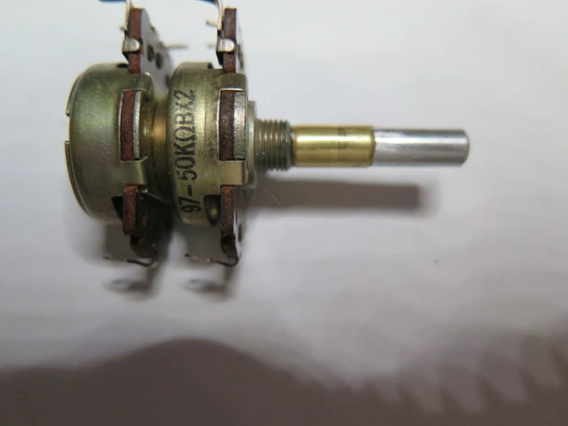 NOS ALPS MARANTZ Volume potentiometer 50K Ohm Dual with Loudness Tap ...