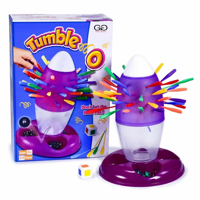 TUMBLE-O CHILDRENS MARBLE Sticks Drop Board Game Kids Boys Girls Gift 2 ...