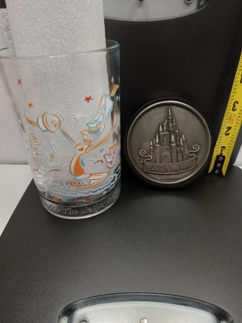 DISNEY WORLD 25TH Anniversary "Remember the Magic" Lumiere Glass ...