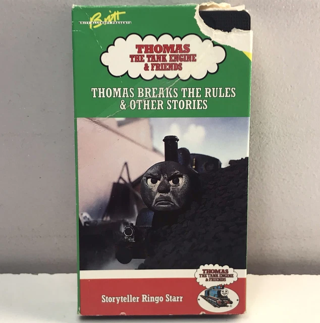 THOMAS TANK ENGINE & Friends Breaks Rules VHS Video Tape Train Case ...