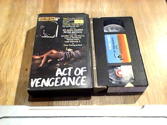 ACT OF VENGEANCE RANK UK PAL VHS PRE-CERT VIDEO 1983 aka The Violator ...
