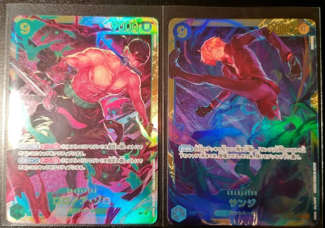 ONE PIECE CARD Game - OP06-118 Roronoa Zoro Sec - Op06-119 Sanji Sec- Jap - NM EUR 30,00 ...