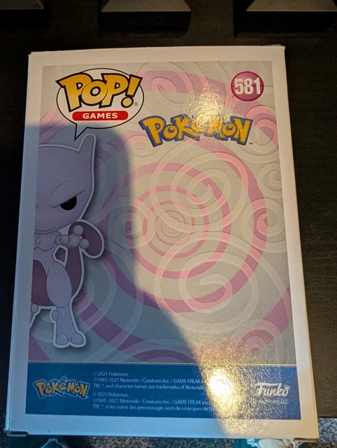FUNKO POP! VINYL: Mint Pokemon Flocked Mewtwo #581 Brand New £7.59 ...