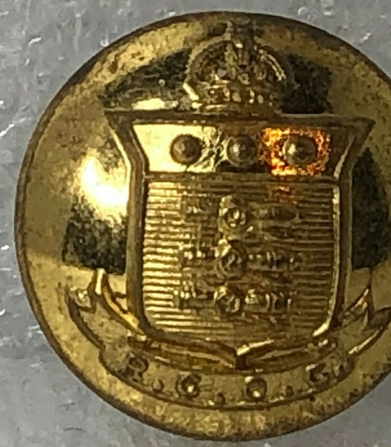 WW2 ROYAL CANADIAN ordnance Corps officers Gilt Button 17 mm £6.42 ...