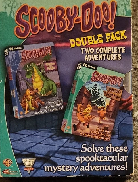SCOOBY DOO DOUBLE Pack Windows 98 2002 Rare Item...spooktacular ...