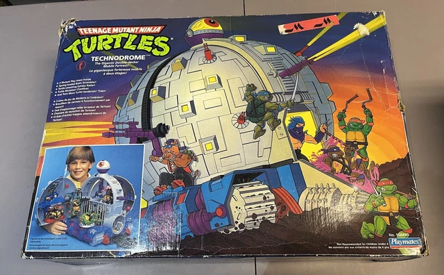 TEENAGE MUTANT NINJA Turtles Vintage Technodrome Complete TMNT w/ Box ...