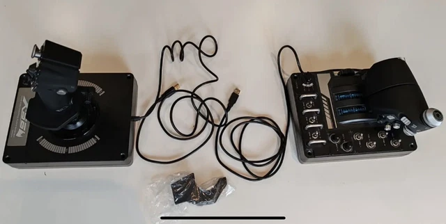 LOGITECH G SAITEK X56 HOTAS RGB Throttle & Stick Sim Controller PLUS ...