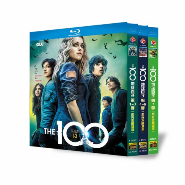 THE 100 SEASON 1-7 Blu-ray TV Series 12 Discs BD All Region Brand New ...