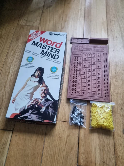 VINTAGE WORD MASTER Mind By Invicta 1975 Édition Mastermind Word EUR 5 ...