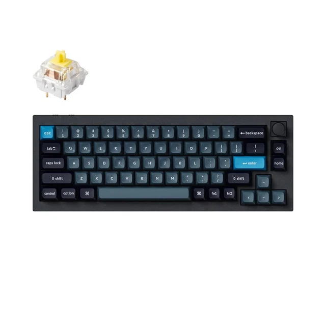 KEYCHRON Q2 PRO Custom Mechanical Keyboard ISO UK Layout, Full Metal ...