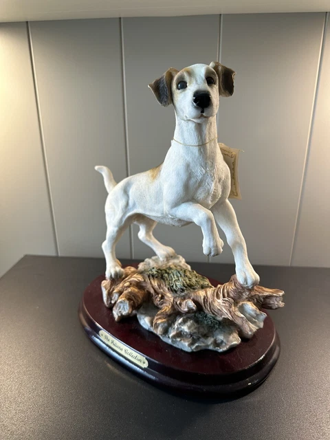 RARE VINTAGE JULIANA Collection JACK RUSSELL Dog Figurine Crosa 1997 ...