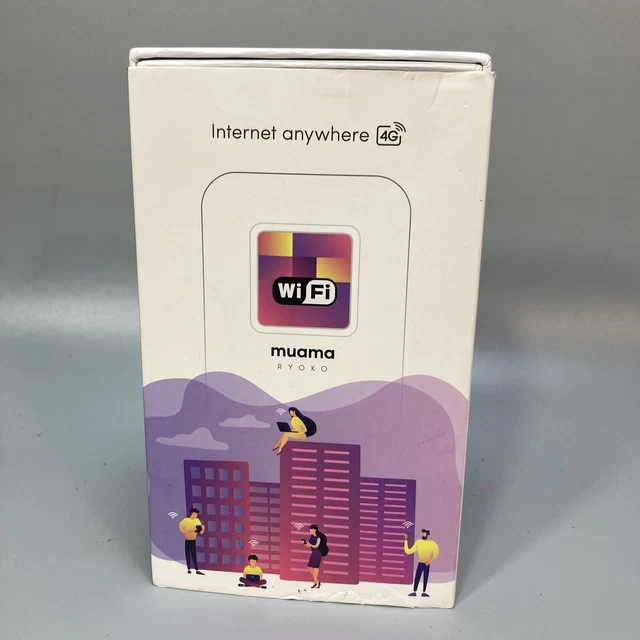 MUAMA RYOKO 4G-LTE Mobile Portable WiFi Hotspot Router **READ/ NO SIM ...