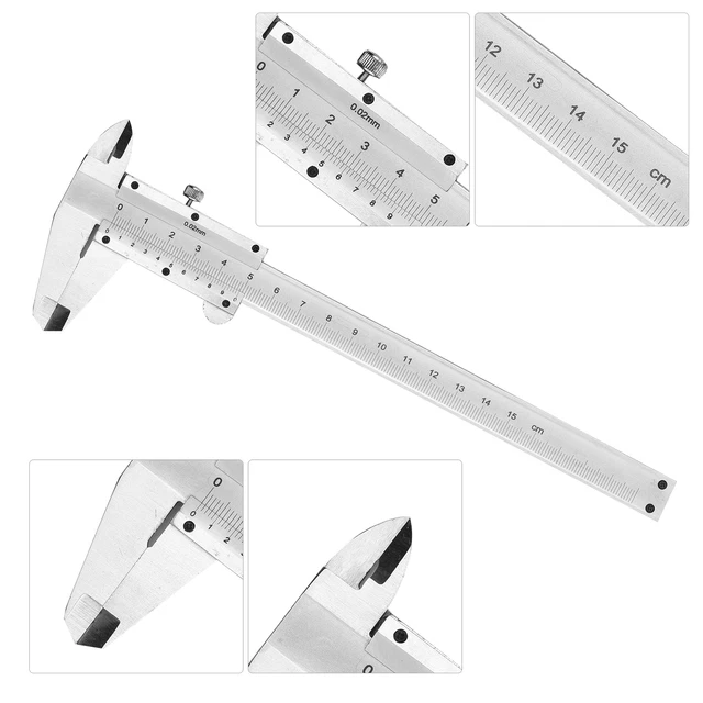 6 INCH 0-150MM Digital Electronic Vernier Caliper Stainless Steel ...