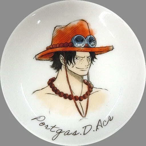 ONE PIECE BUONO Portgas D.Ace Piastra Piattino Super Toy Collezione ...