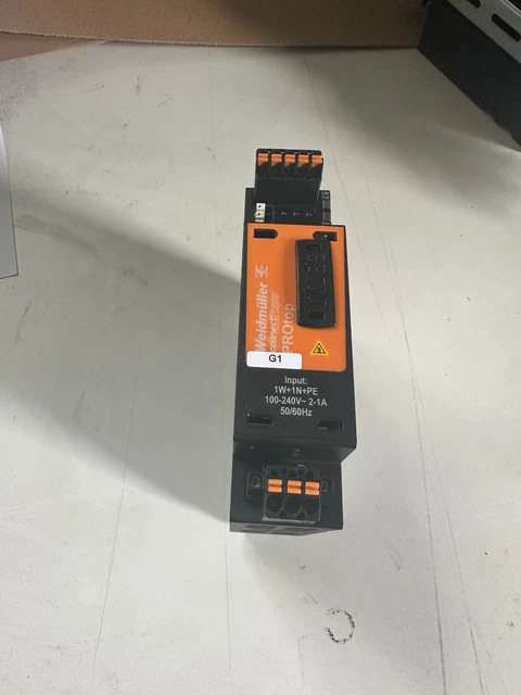 WEIDMÜLLER GLEICHSTROMVERSORGUNG PRO TOP1 120W 24V 5A 2466870000 22 EUR ...