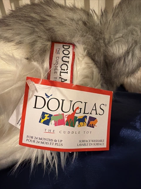 DOUGLAS PLUSH SHADOW White Wolf £156.70 - PicClick UK