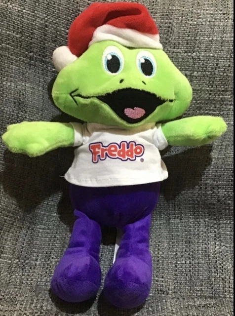 CADBURY CHOCOLATE 10” Freddo The Frog Plush Soft Toy Teddy Santa Hat ...