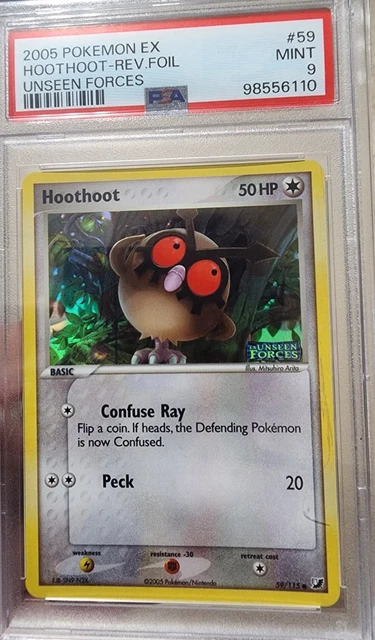 POKÉMON – HOOTHOOT – EX Unseen Forces #59\115 reverse foil £71.34 ...