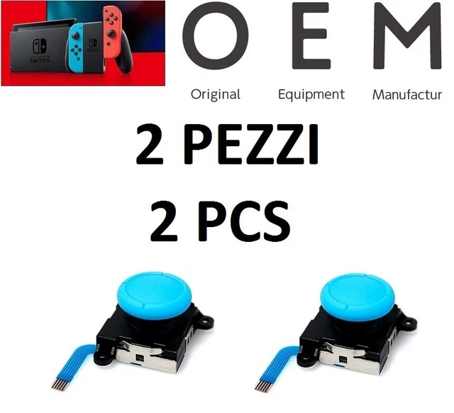 NINTENDO SWITCH LITE Controller STICK Analog BLUE JOYPAD JOYSTICK 2PCS ...