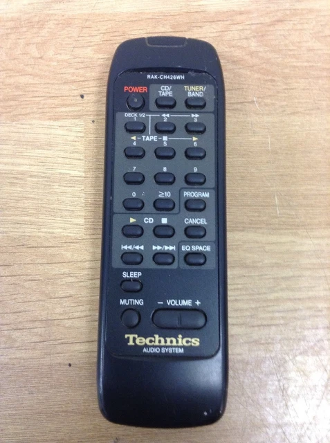 GENUINE TECHNICS REMOTE Control Rak-Ch426Wh £19.95 - PicClick UK