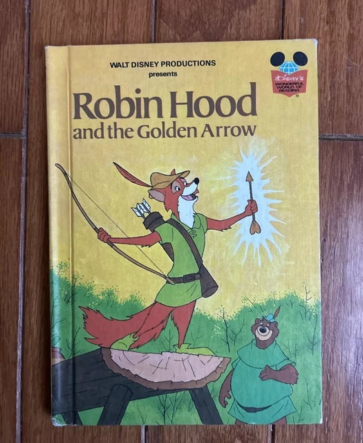 WALT DISNEY’S ROBIN Hood and the Golden Arrow Hardcover 1st Edition ...