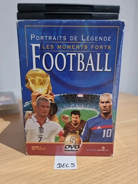 DVD - COFFRET LES MOMENTS FORTS DU FOOTBALL - Portraits de légende EUR ...