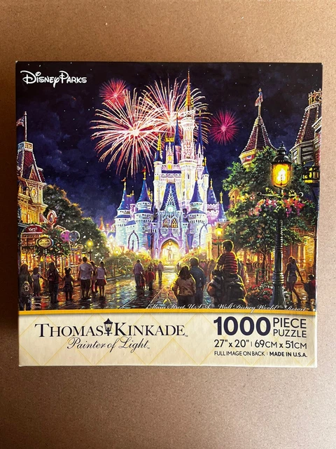 THOMAS KINKADE PARKS Puzzle USA Main Street Walt Disney World Resort ...