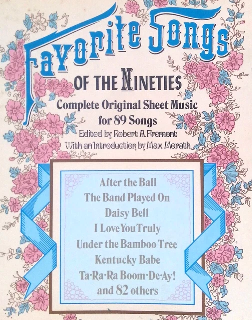 FAVORITE SONGS OF The Nineties Songbook Complete Original Sheet Music ...