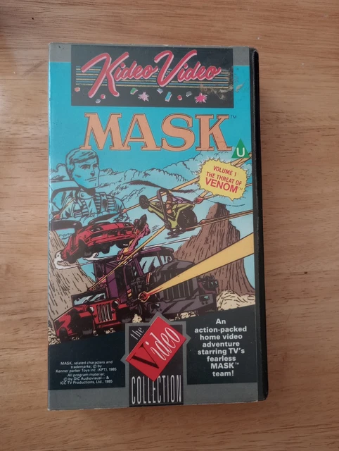 MASK 1985 CARTOON VHS Cassettes by Kideo Video RARE £5.00 - PicClick UK