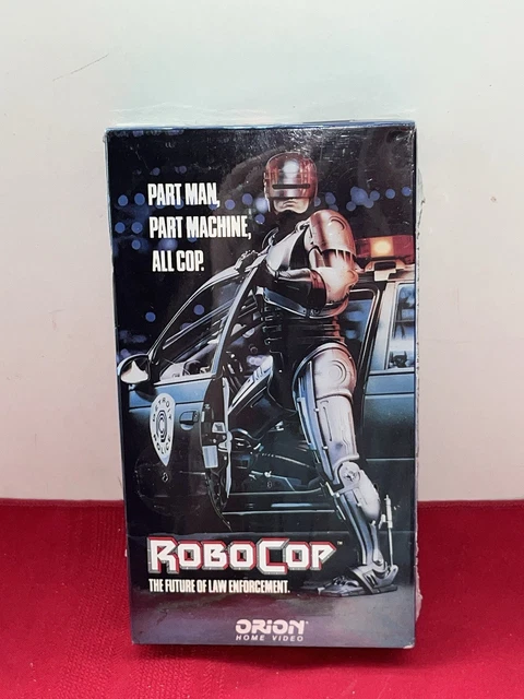 VINTAGE 1987 SEALED Robo Cop Vhs Action Movie Part Man Part Machine All ...