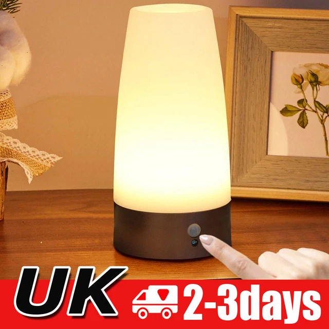 WIRELESS LED PIR Motion Sensor Table Night Light Battery Operated ...