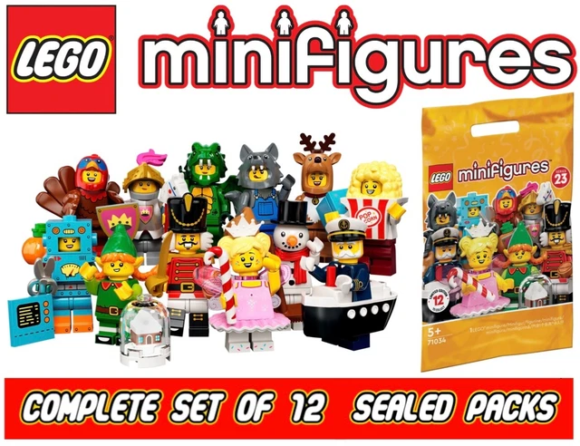 LEGO 71034 SERIES 23 Minifigures Complete Full Set of 12 Factory Sealed Packs EUR 65,16 ...