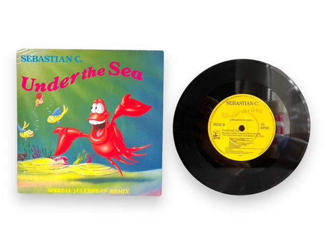 THE LITTLE MERMAID Sebastian C Under The Sea Special Jellybean Remixes ...