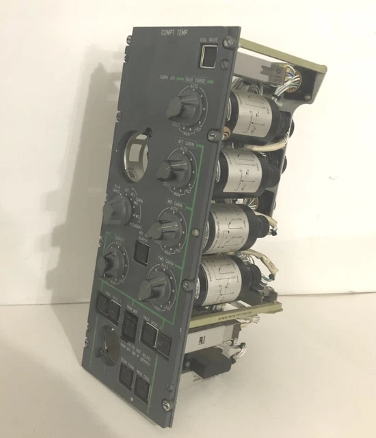 AIRBUS AIRCRAFT 432VU Manual Pressure Control Panel A92530374000D00 £ ...