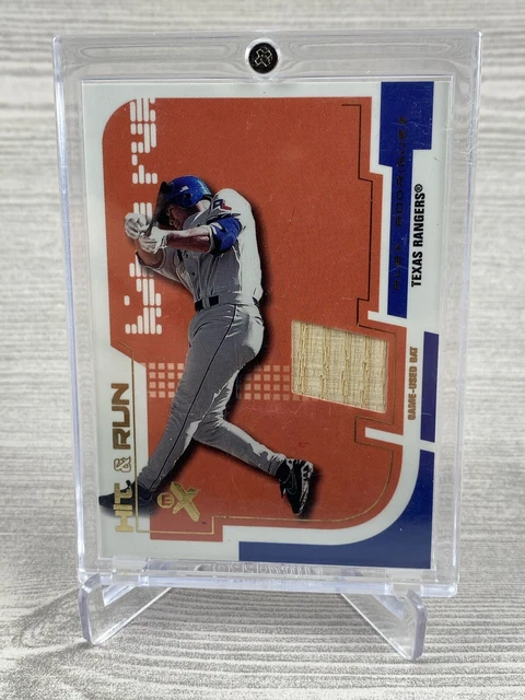 ALEX RODRIGUEZ 2002 Fleer Ex Hit & Run Bat Relic Rangers Yankees EUR 8 ...