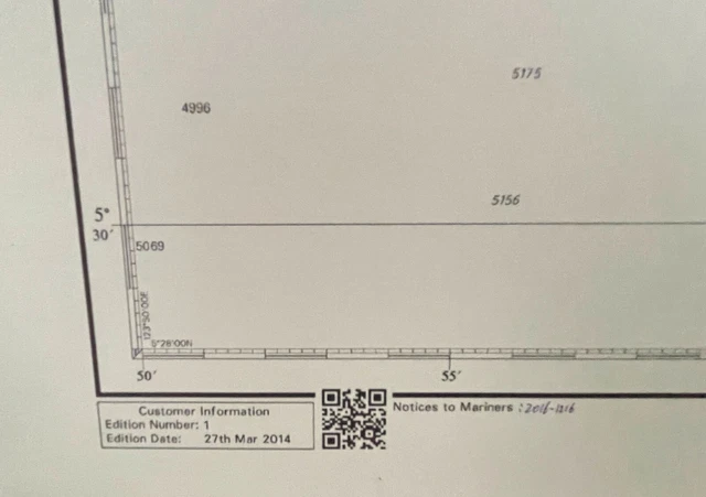 ADMIRALTY 4468 MINDANAO Tuna Point To Sarangani Bay Vintage Map Antique ...