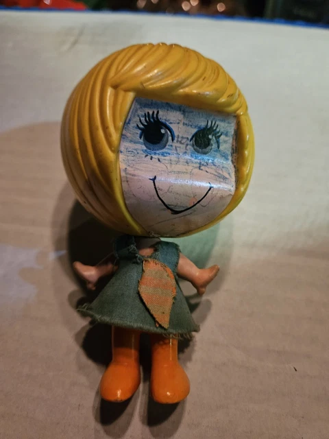 VINTAGE MATTEL TALK Ups Talking Doll Working 1971 70’s Retro Pull ...