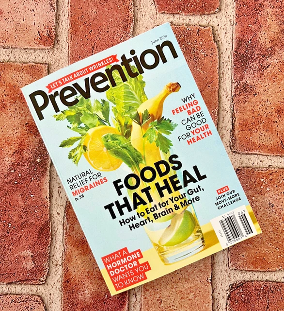 PREVENTION MAGAZINE JUNE 2024 - "FOODS THAT HEAL" EAT FOR YOUR GUT ...